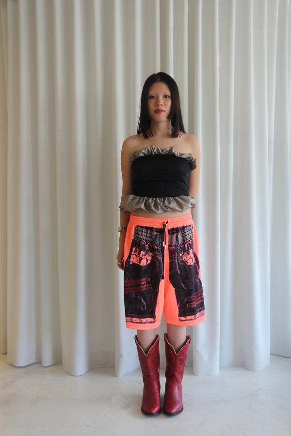 The Double Shorts – Coral – Array Store