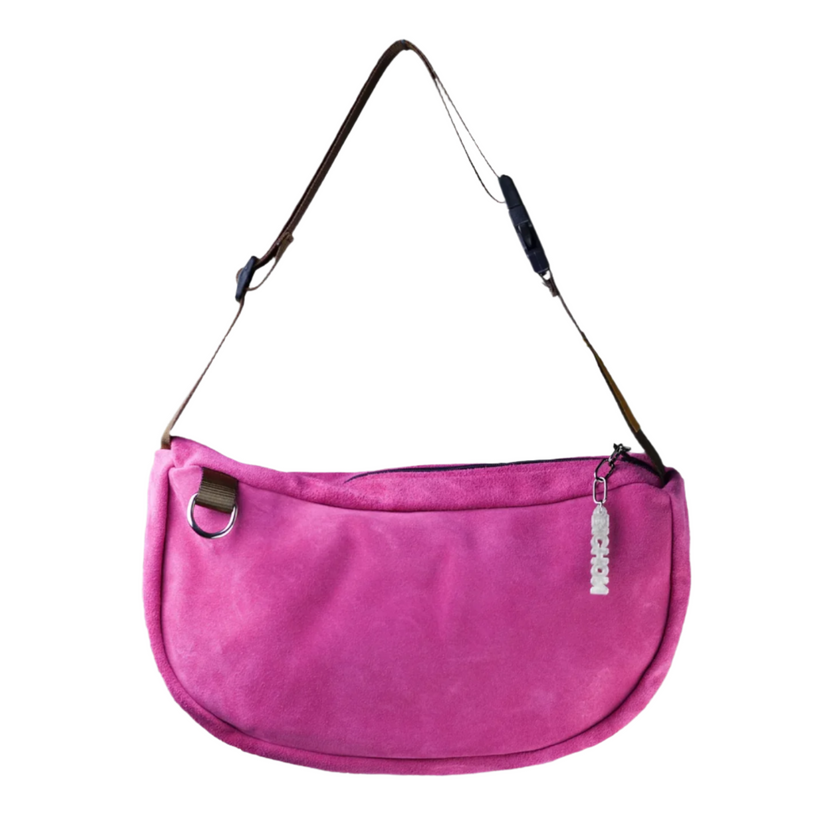 Everyday Suede Slouch Bag - Pink – Array Store